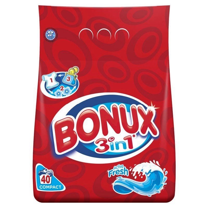Bonux, Proszek do prania, Active Fresh, 2,8 kg - P&G | Sklep EMPIK.COM