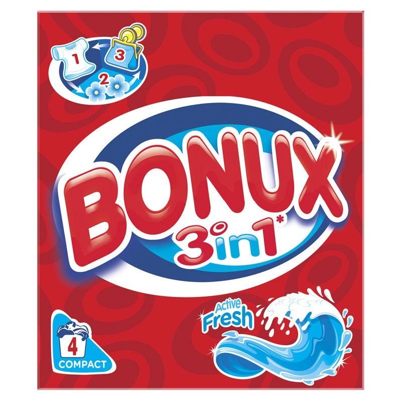 Bonux, Proszek do prania, Active Fresh, 280 g - P&G | Sklep EMPIK.COM
