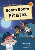 Boom Boom Pirates: (Orange Early Reader) - Amanda Brandon | Książka w Empik