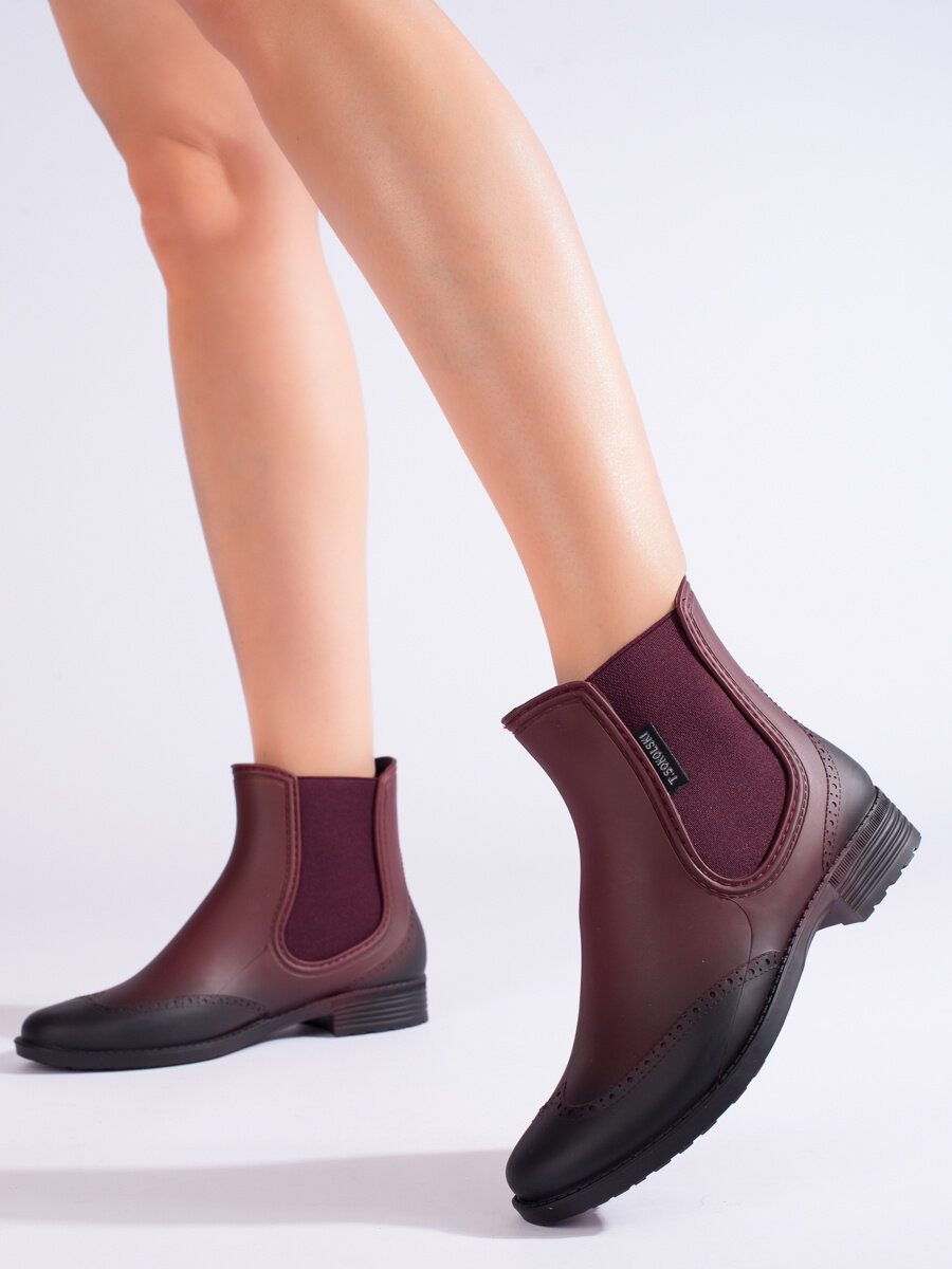 Bordowe kalosze damskie sztyblety T.Sokolski-40 - Inna marka | Sport Sklep EMPIK.COM