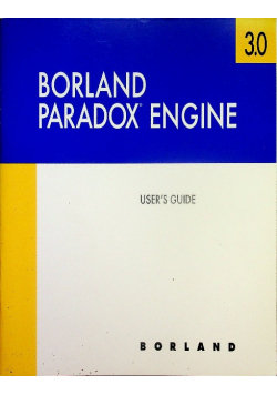 Borland paradox engine - Opracowanie zbiorowe | Książka w Empik