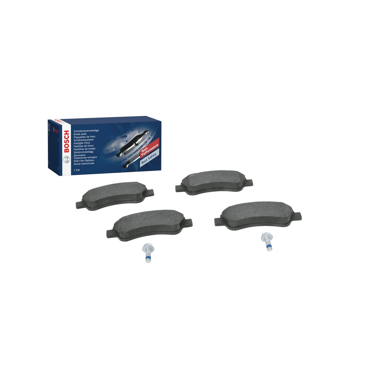 Bosch BP318 okładziny hamulcowe - oś przednia - certyfikat ECE-R90 ...