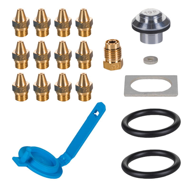 BOSCH JUNKERS ZESTAW PRZEZBROJENIOWY NA GAZ PŁYNNY (P) DO PODGRZEWACZY HYDRO (WRD 9-4KB 23 ; WRD ...