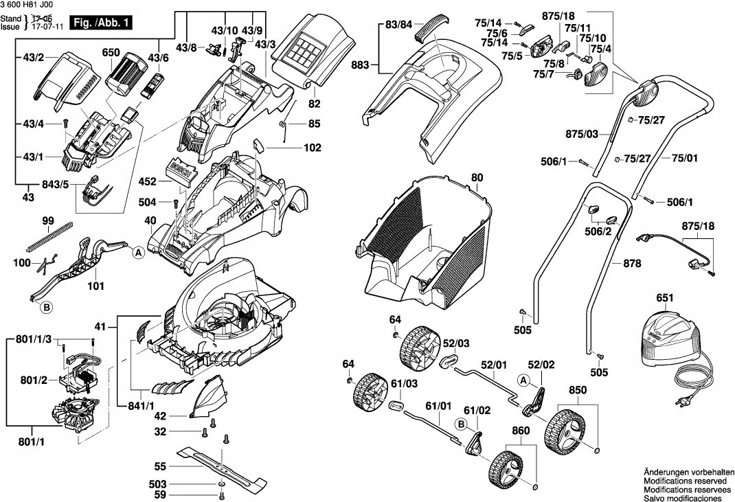 Bosch obudowa wyłącznika do kosiarki do trawy ARM 32 R - Bosch | Sklep ...