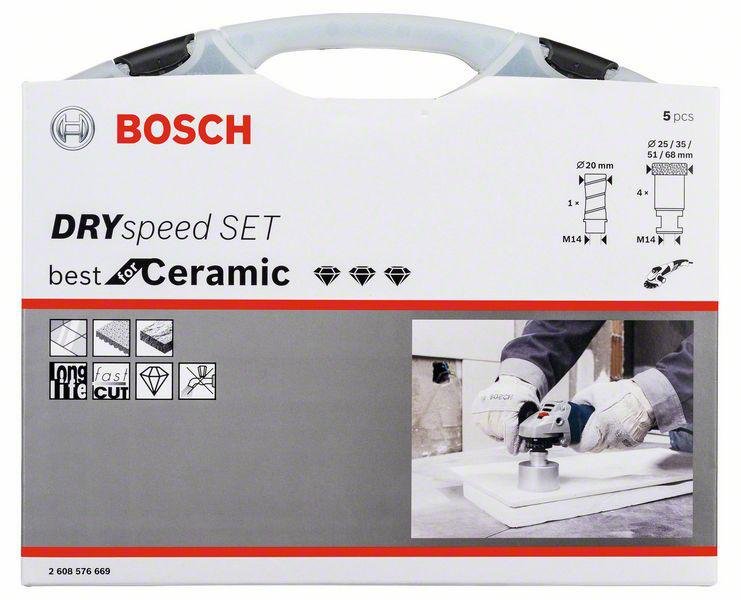 Bosch Zestaw Koron Dry Speed 5El. 20 / 25 / 35 / 51 /68 +Frez - Bosch ...