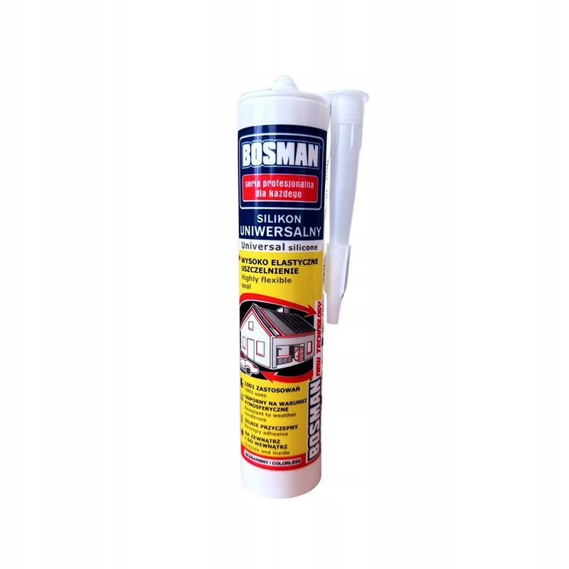 Bosman Silikon uniwersalny bezbarwny 280 ml - Bosman | Motoryzacja EMPIK