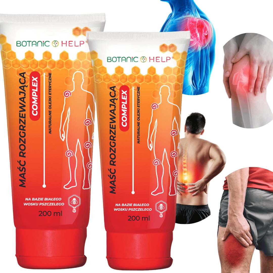 Botanic Help, 2 X Maść Rozgrzewająca Complex, Na Napięcie I Bóle Mięśni, 2 X 200 Ml - BIOXON ...
