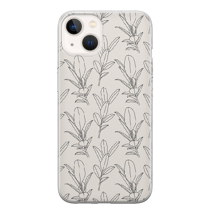 Botaniczne Akcenty - Iphone 15 Plus Etui Silikonowe Z Nadrukiem [Tif ...
