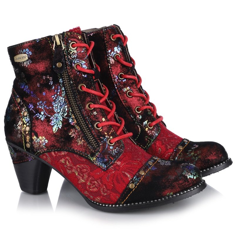 Botki damskie Laura Vita ALCIZEEO 12 FRAMBOISE SL886-2J R.40 - Laura ...