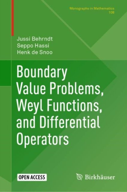 Boundary Value Problems, Weyl Functions, and Differential Operators - Opracowanie zbiorowe ...