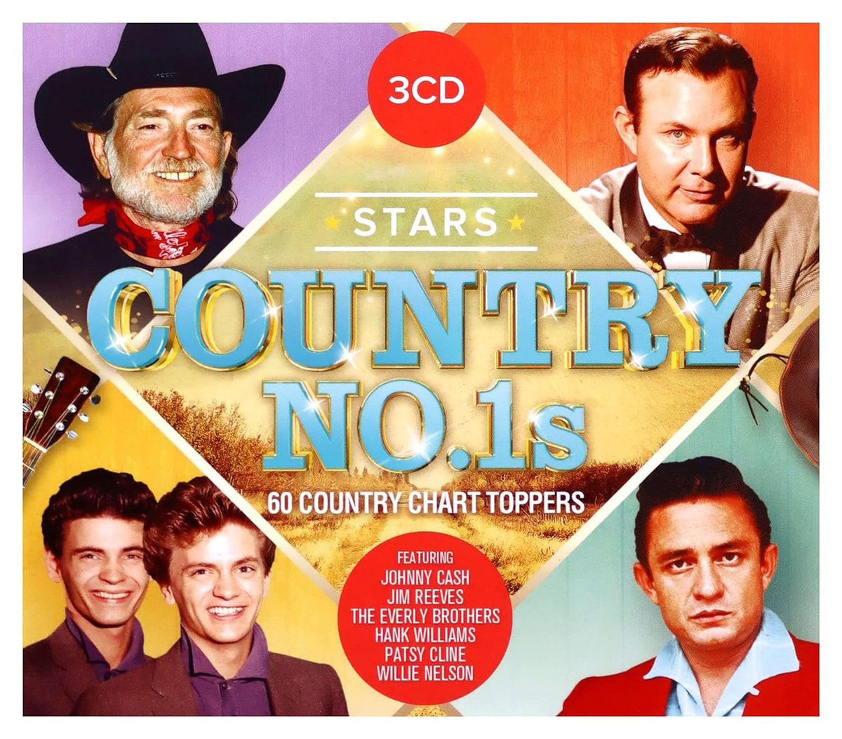 Box: Stars Country No.1 - 60 Country Chart Toppers - Nelson Willie ...