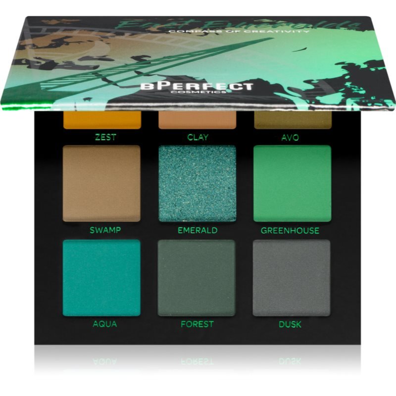 BPerfect Compass of Creativity East Emeralds Palette paleta cieni do ...