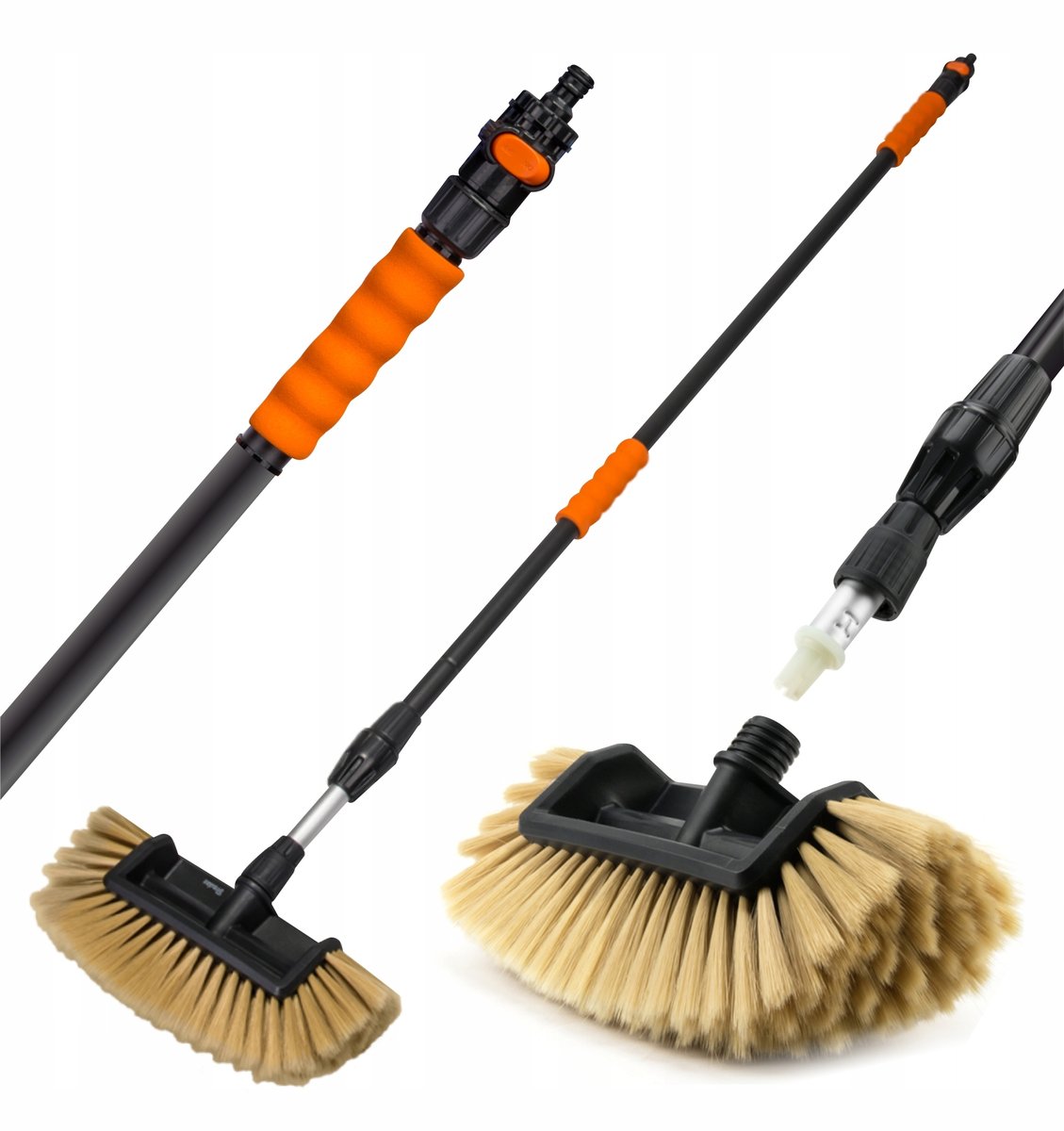 BRADAS SZCZOTKA DO MYCIA TIR BUS SOFT TELESKOPOWY TRZONEK 4pł. 150-250CM - szczotki ...