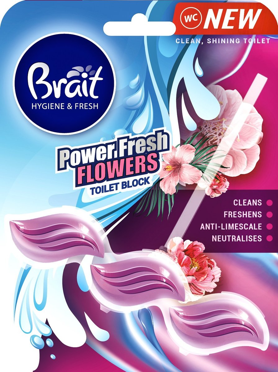 BRAIT 39G POWER FRESH KOSTKA D/WC FLOWERS /330 - Inny producent | Sklep EMPIK.COM