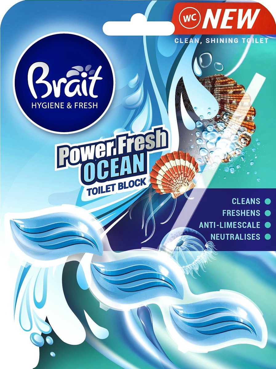BRAIT 39G POWER FRESH KOSTKA D/WC OCEAN /279 - Inny producent | Sklep EMPIK.COM