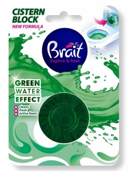 Brait Krążek Do WC Green Water Zielony 50g - Brait | Sklep EMPIK.COM