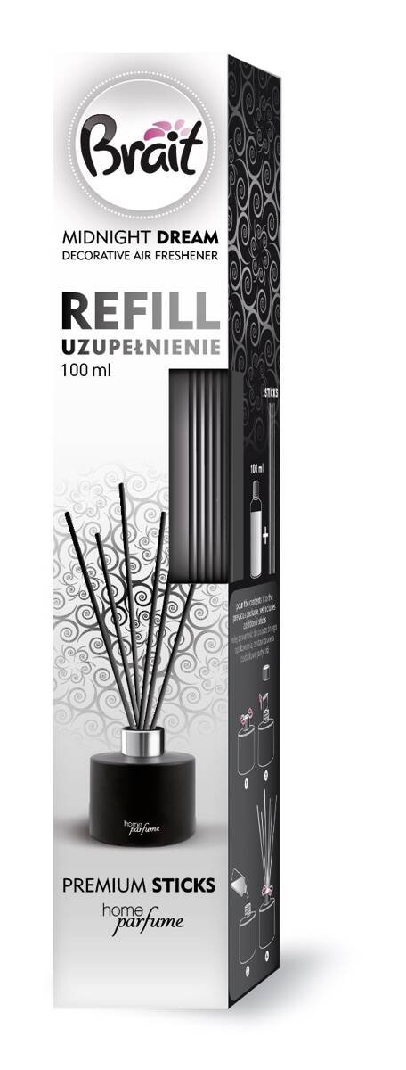 BRAIT Midnight Dream Refilly Odświeżacz- uzupełnienie 100 ml - Brait | Sklep EMPIK.COM