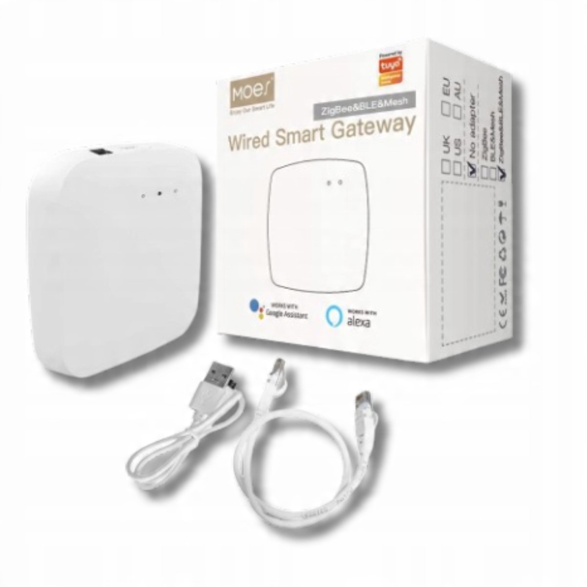 Brama Zigbee Tuya Hub Wired Smart Gateway Ble&Mesh Multi Mode Wifi Rj-45 - Tuya | Sklep EMPIK.COM
