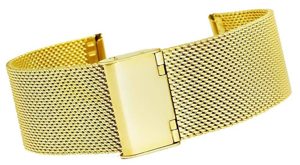 Bransoleta IPG Złota Mesh 24 mm JK24G - KEMER | Moda Sklep EMPIK.COM