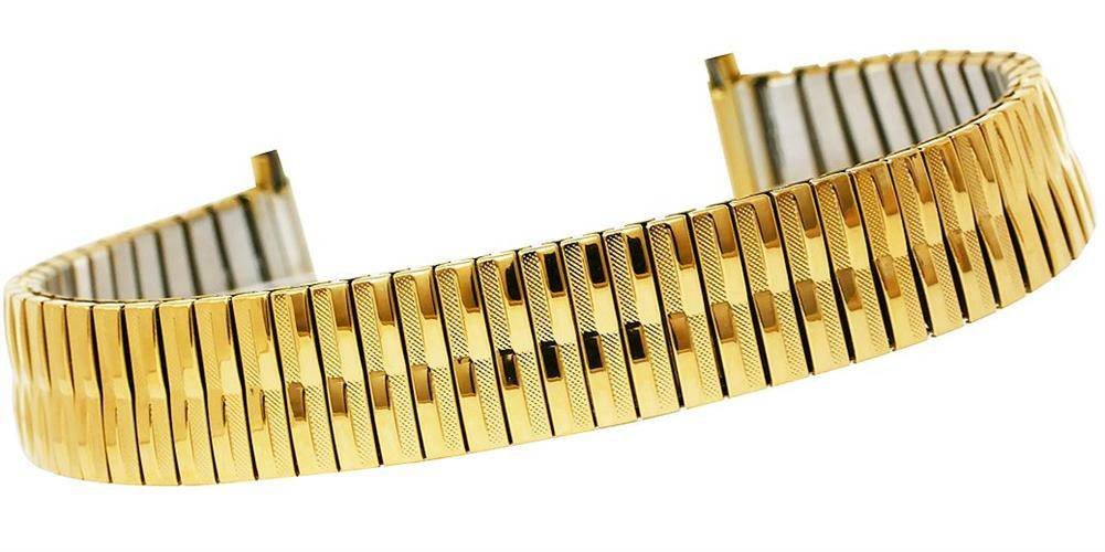Bransoleta rozciągana Złota HQ 12 do 16 mm 109G-12/16 - KEMER | Moda Sklep EMPIK.COM