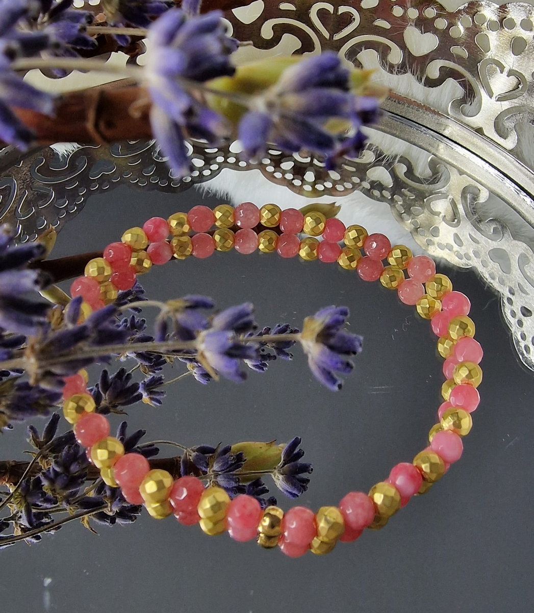 Bransoletka Obfitość - Jadeit, Hematyt złoty / Dark Empath - Inna marka ...