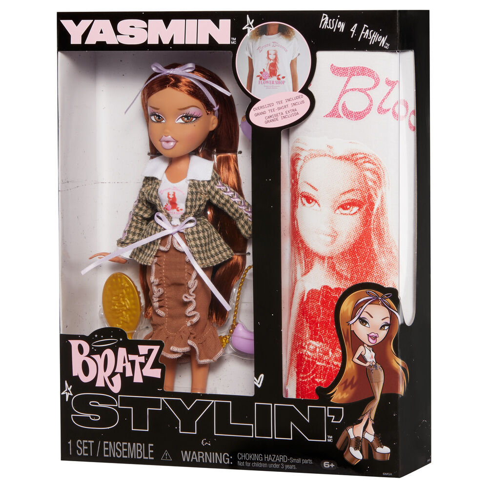 Bratz Stylin Yasmin doll + t-shirt - MGA | Sklep EMPIK.COM