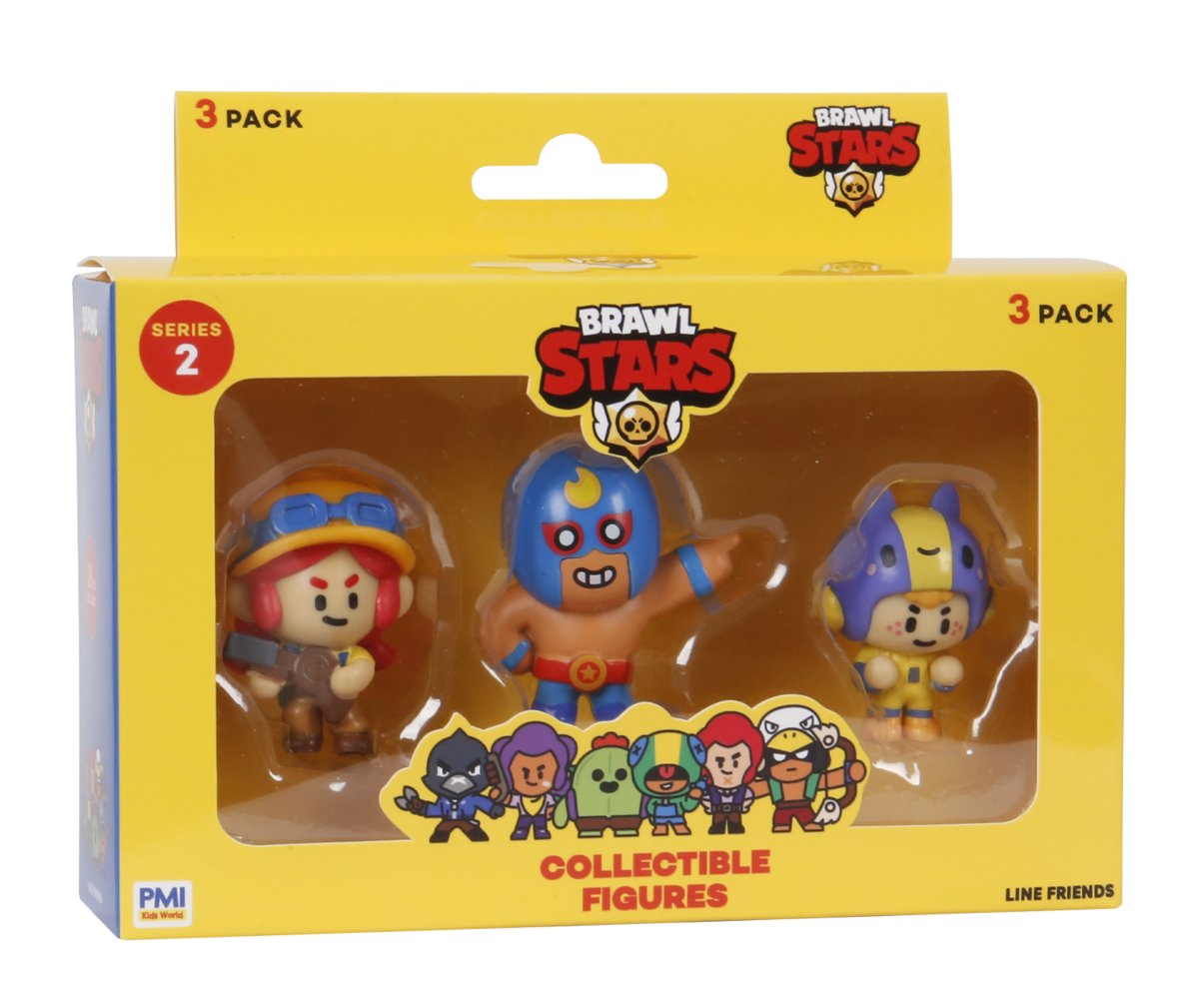 BRAWL STARS S2 FIGURES - 3 PACK VER.B - BRAWL STARS | Sklep EMPIK.COM