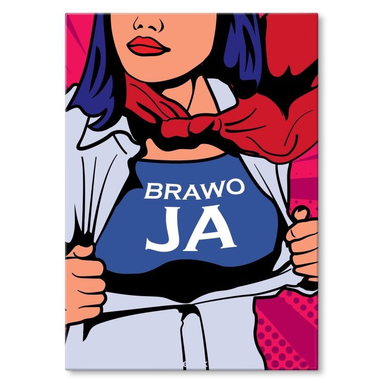 Brawo ja Metalowy Plakat Blacha dekoracyjna Tabliczka Szyld 30 x 42 cm ...