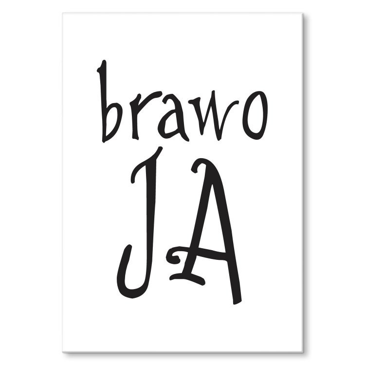 Brawo Ja Metalowy Plakat Blacha dekoracyjna Tabliczka Szyld 42 x 59 cm ...