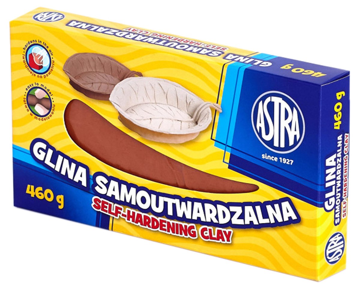 Brązowa glina samoutwardzalna 460g ASTRA - Astra | Sklep EMPIK.COM