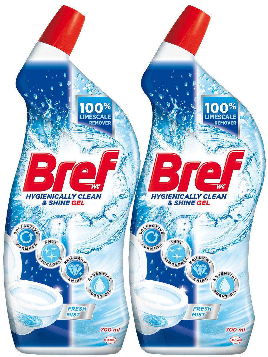 Bref Fresh Mist Żel Do Toalety Wc 2 X 700Ml - Bref | Sklep EMPIK.COM