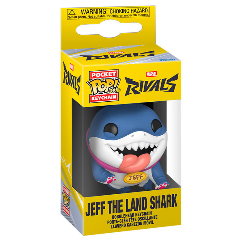 Breloczek Pocket POP! Marvel Rivals Jeff Rekin Lądowy - Mini Figurka ...