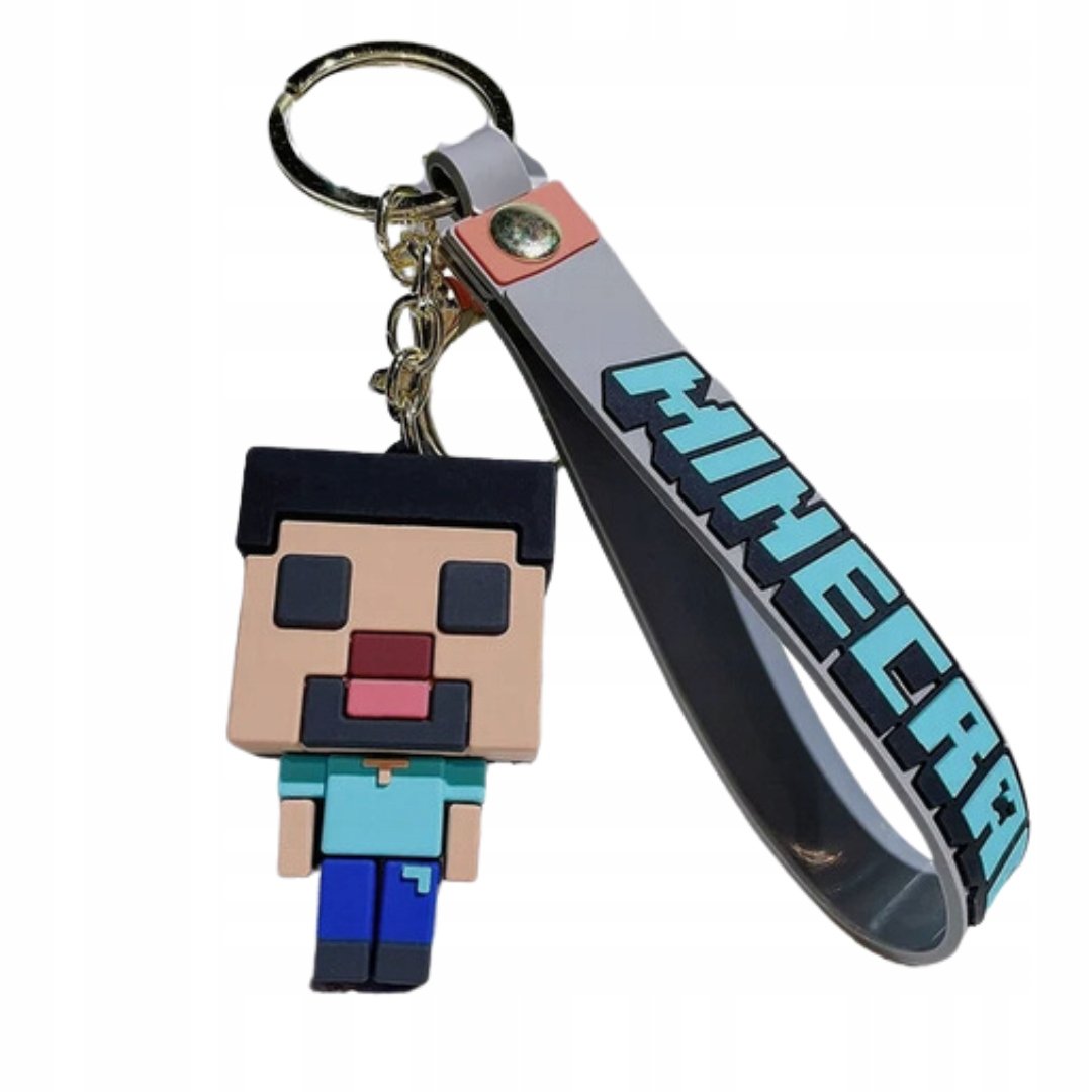 BRELOK DO KLUCZY BRELOCZEK ZAWIESZKA Ludzik z Minecraft - Inna marka ...