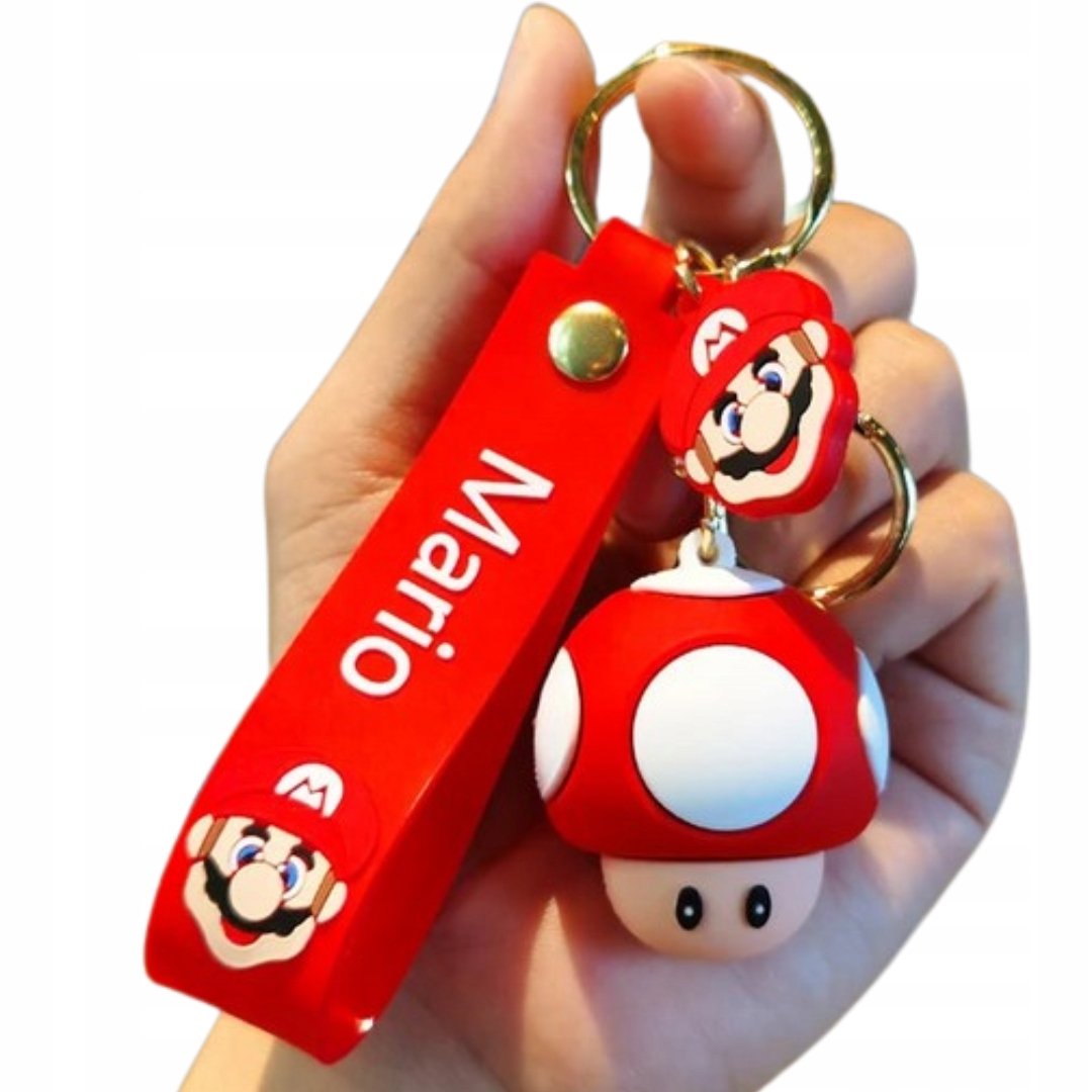BRELOK DO KLUCZY BRELOCZEK ZAWIESZKA SUPER MARIO BROS GRZYBEK - Inna ...