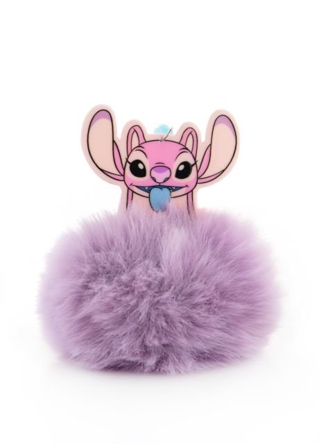 Brelok do kluczy z pomponem Lilo i Stitch Angel zawieszka breloczek dla ...