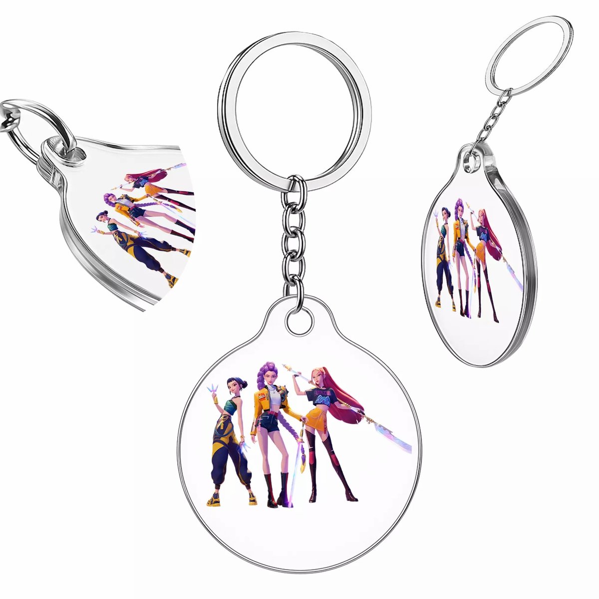 Brelok Prezent K-POP dla Fana Fanki Huntrix Łowczynie Demonów Hunters ...