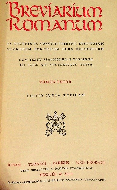 Breviarium Romanum Tomus Prior - Opracowanie zbiorowe | Książka w Empik