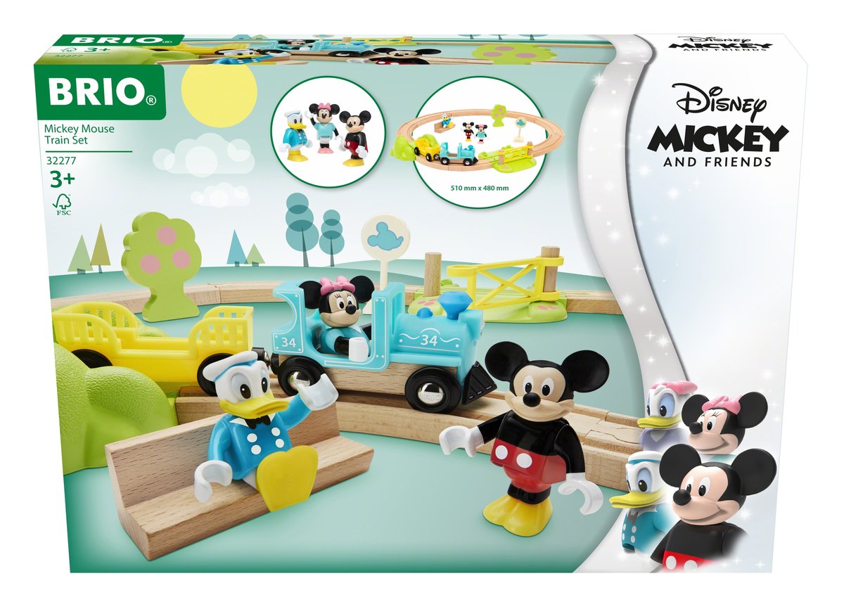 Brio, Disney Zestaw Startowy Kolejka Myszki Miki, 18 el. - Brio | Sklep ...