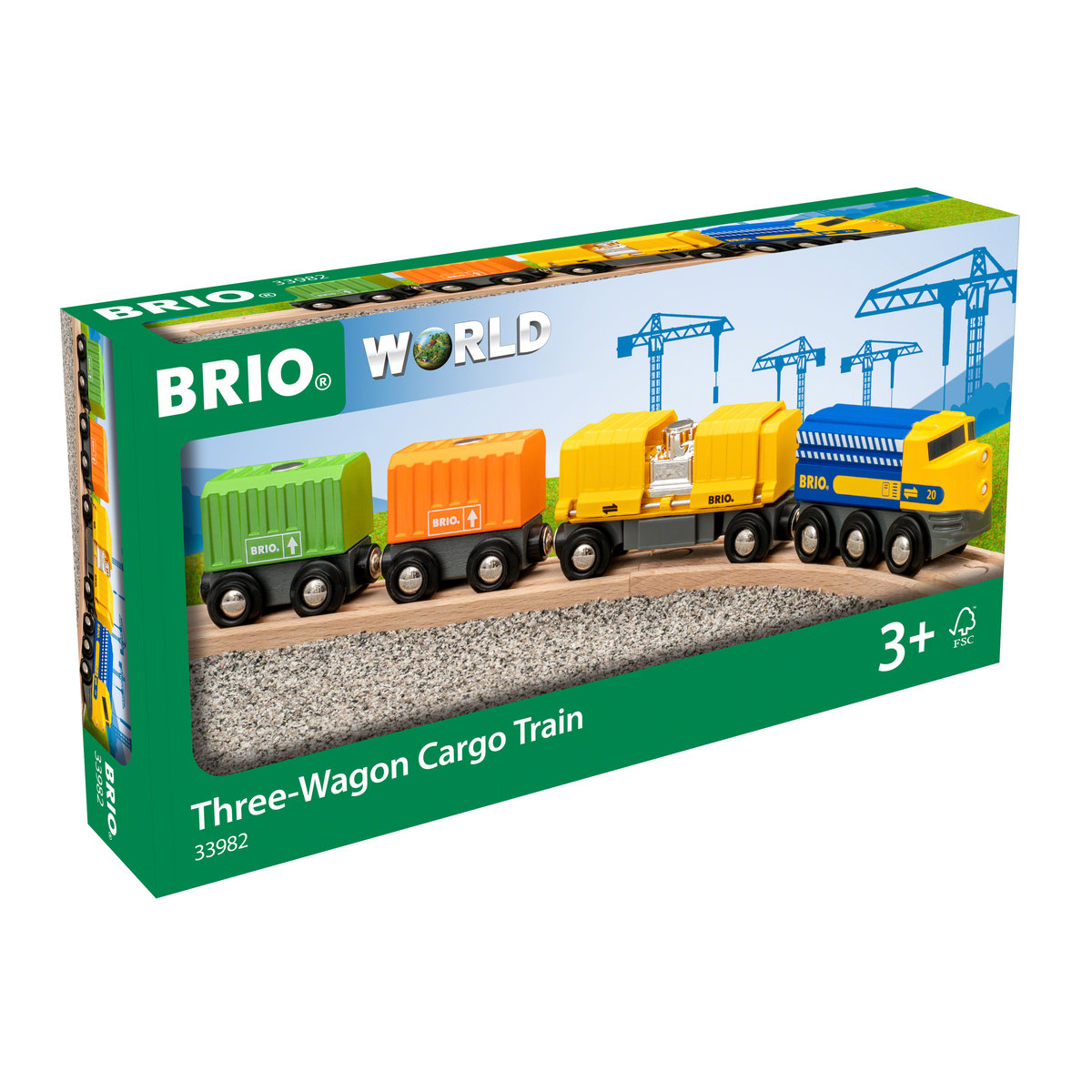 Brio, Trzywagonowy Pociąg Towarowy, 33982 - Brio | Sklep EMPIK.COM