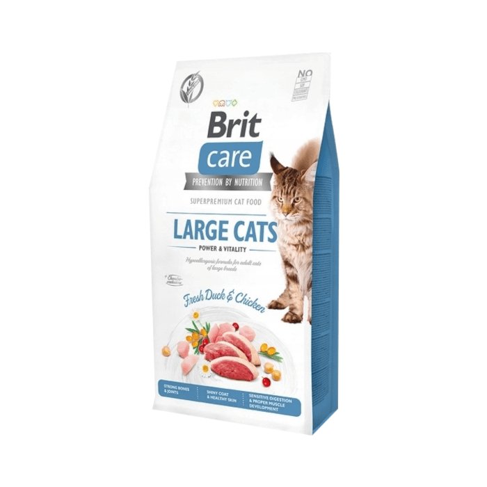 Brit Care Cat Grain-free Large Cats Power & Vitality 7kg - Brit | Sklep ...