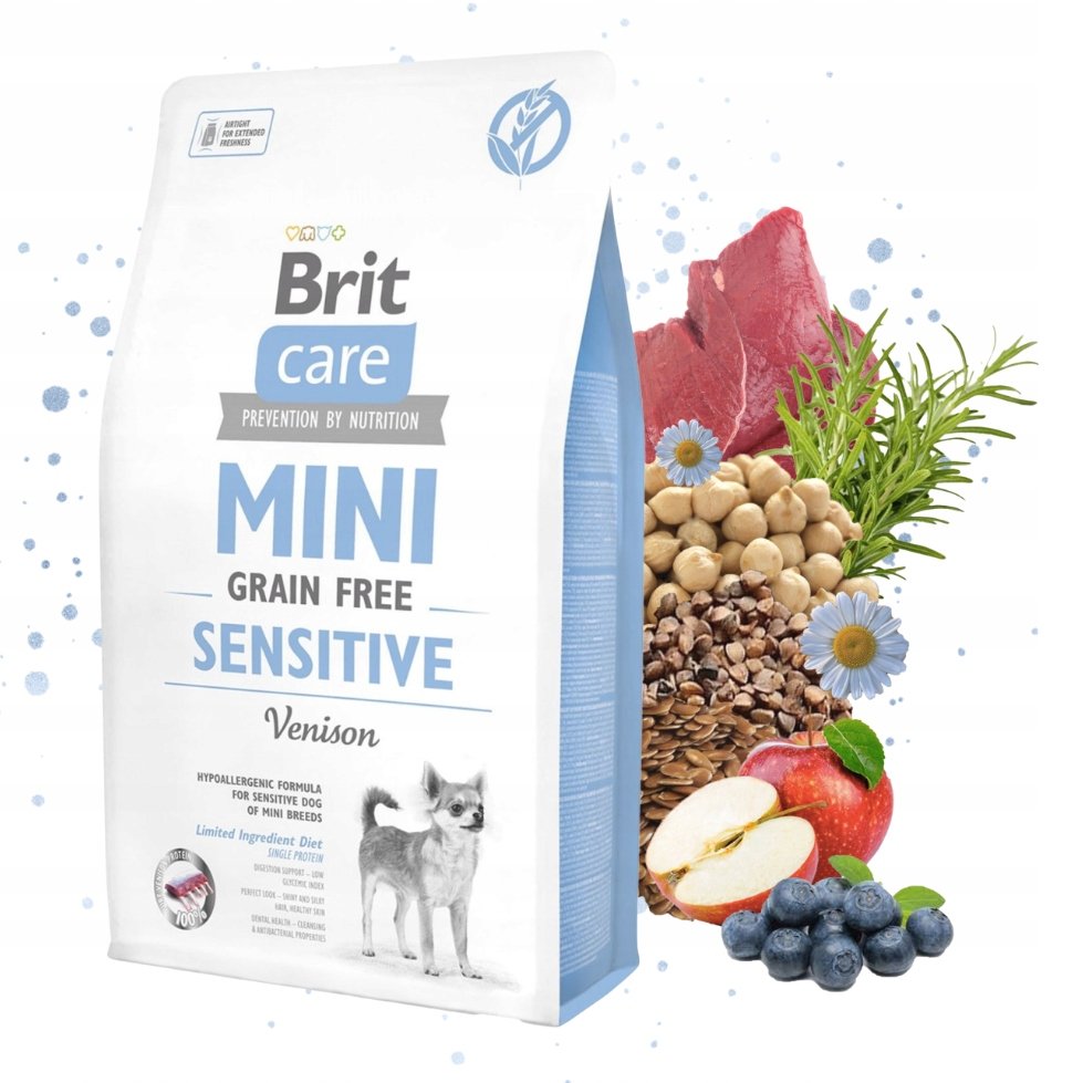 BRIT CARE MINI SENSITIVE DZICZYZNA DLA MAŁYCH WRAŻLIWYCH PSÓW 4KG ...