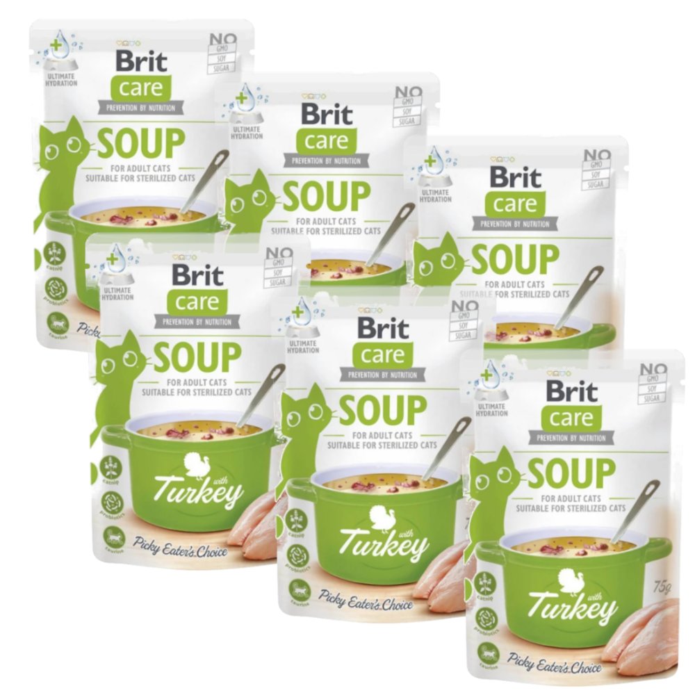 BRIT Care Soup Indyk zupa dla kota 6x75g - Brit | Sklep EMPIK.COM
