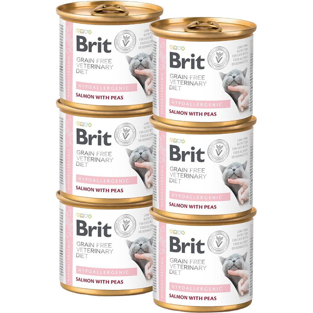 Brit GrainFree Diets Cat CAN HYPOALLERGIC 6x200g - Brit | Sklep EMPIK.COM