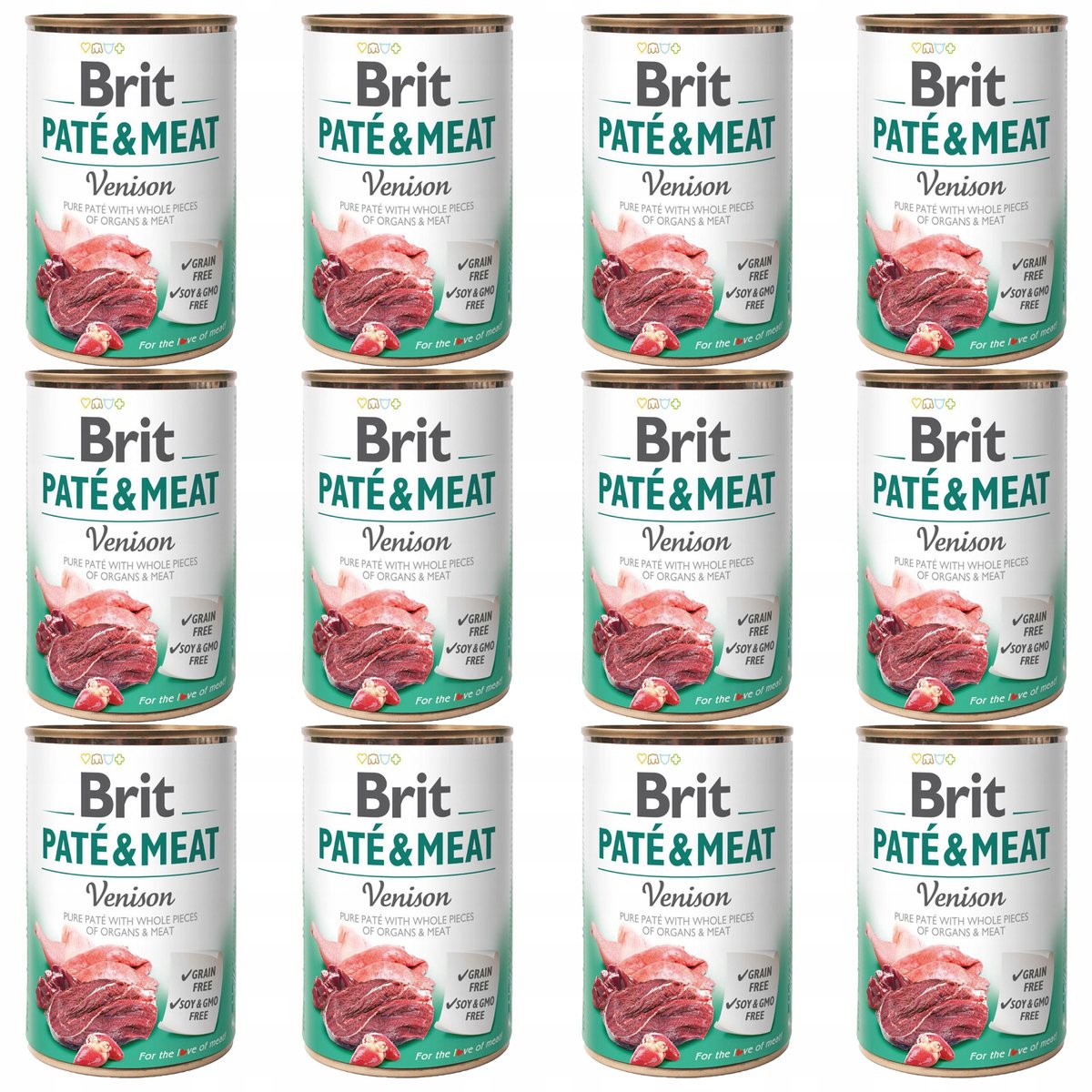 BRIT PATE & MEAT Karma mokra psa Dziczyzna 12 x 400g - Brit | Sklep ...