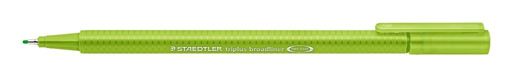 Broadliner triplus, jasnozielony - Staedtler | Sklep EMPIK.COM