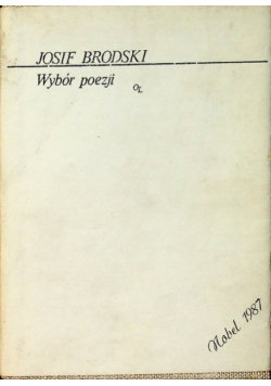Brodski Wybór poezji - Brodski Josif | Książka w Empik