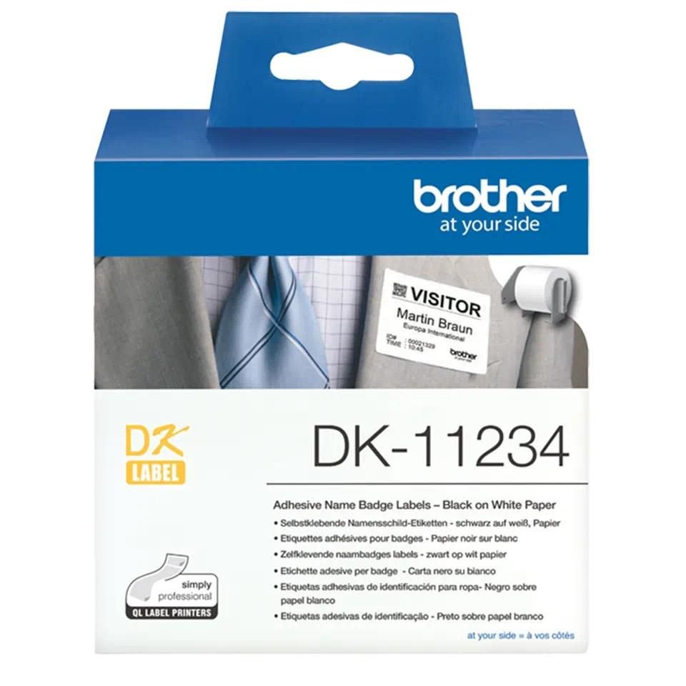 Brother Labels 86Mm X 60Mm - Black On, Dk11234 - Brother | Sklep EMPIK.COM