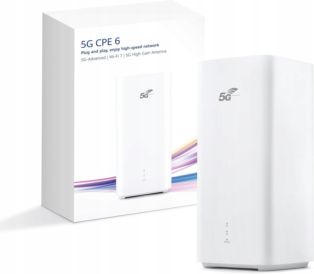 Brovi 5G CPE 6 H165 Router na Kartę SIM 5G-A Wi-Fi 7 BE3600 Antena ...