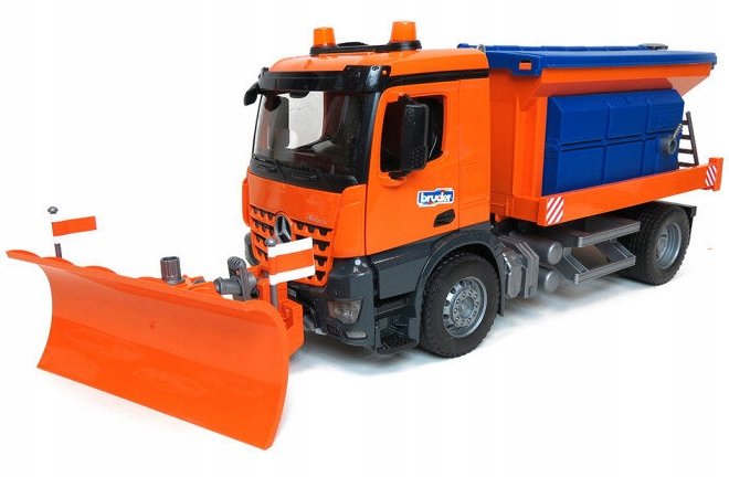 Bruder, Pług MB AROCS - Bruder | Sklep EMPIK.COM