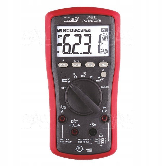 BRYMEN MULTIMETR MIERNIK BM231 LCD AC+DC VFD EF - Brymen | Sklep EMPIK.COM